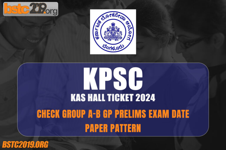 KPSC KAS Hall Ticket 2024- Check Group A-B GP Prelims details